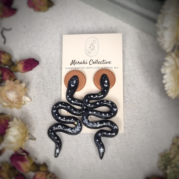 Enchanted Snake Earrings | Nieta Designs Store